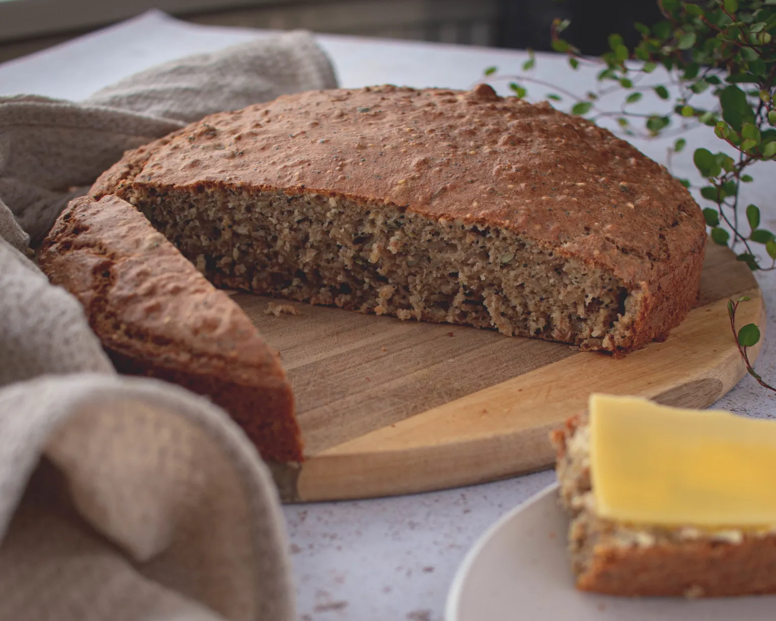Seeded rye bread no knead no yeast bread recipe